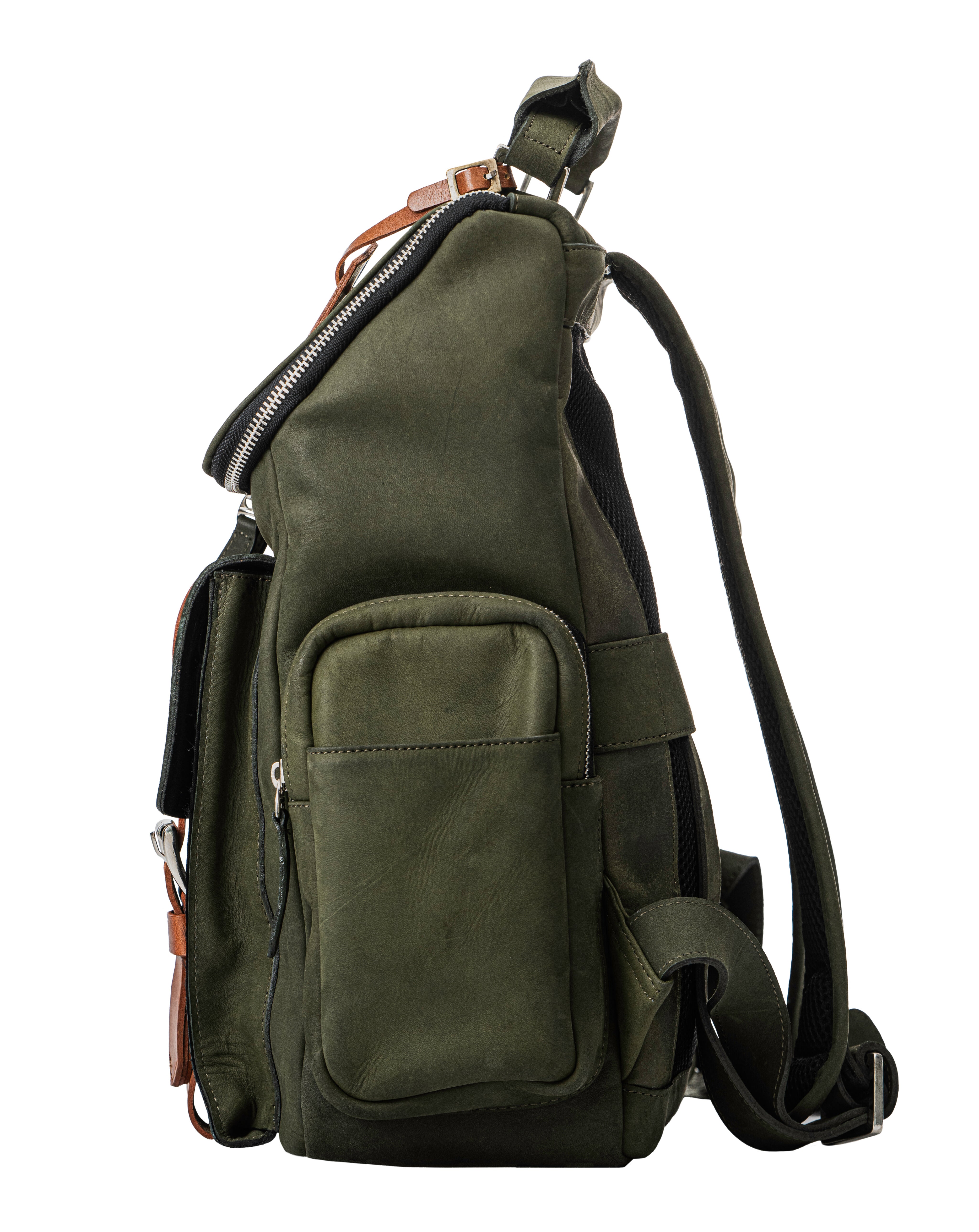 TRAVEL COLLECTION LOS PABLO BACKPACK - LIGHT GREEN AND NUTMEG – Los ...
